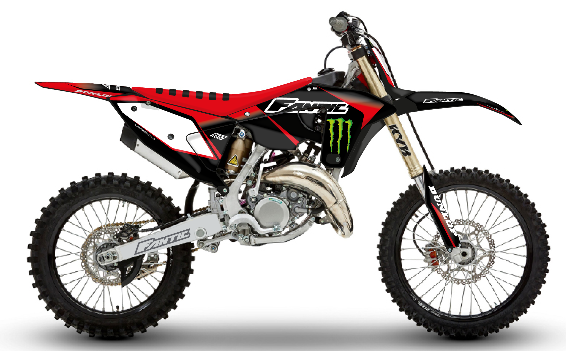 Kit déco NG Fantic 125 / 250 XX 2023 -> 2024 | DRAG Séries - Fast Grip